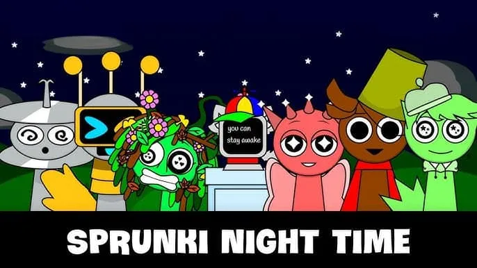 Sprunki: Night Time - Play Online Game | Sprunki Mods